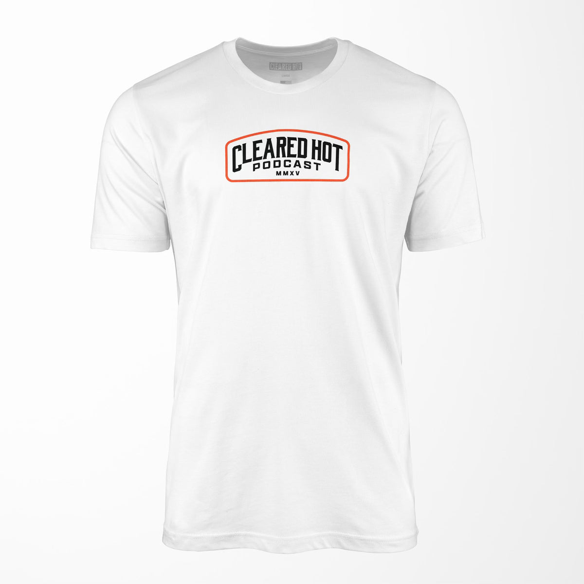 Cleared Hot Badge - White