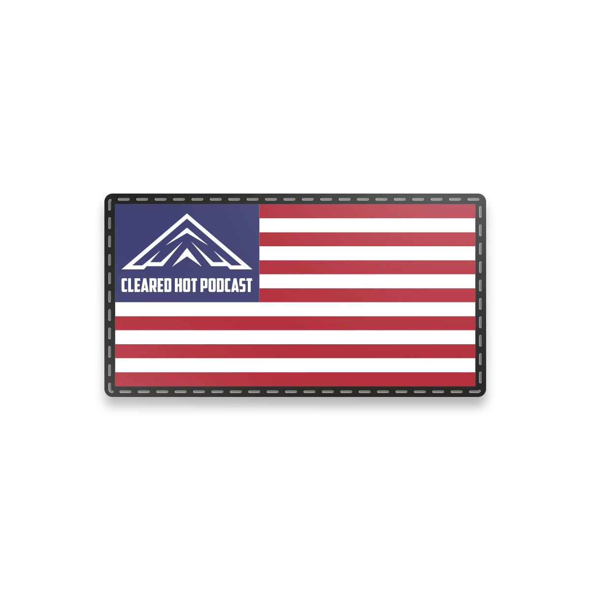 American Flag PVC Patch – Cleared Hot
